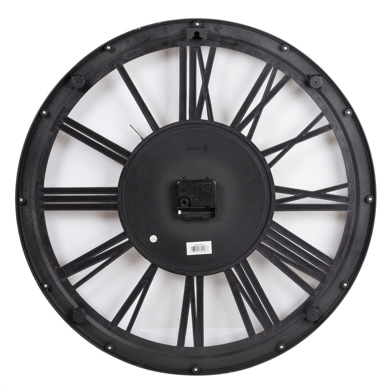 17 Stories Oversized Garyon 25" Wall Clock | Wayfair